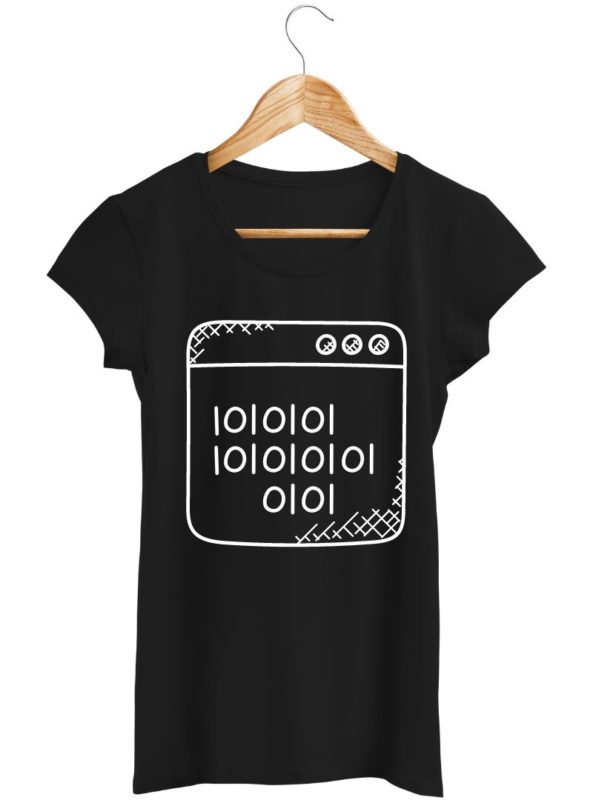 Camiseta 01 Quadrado Feminina – Loja MKCode